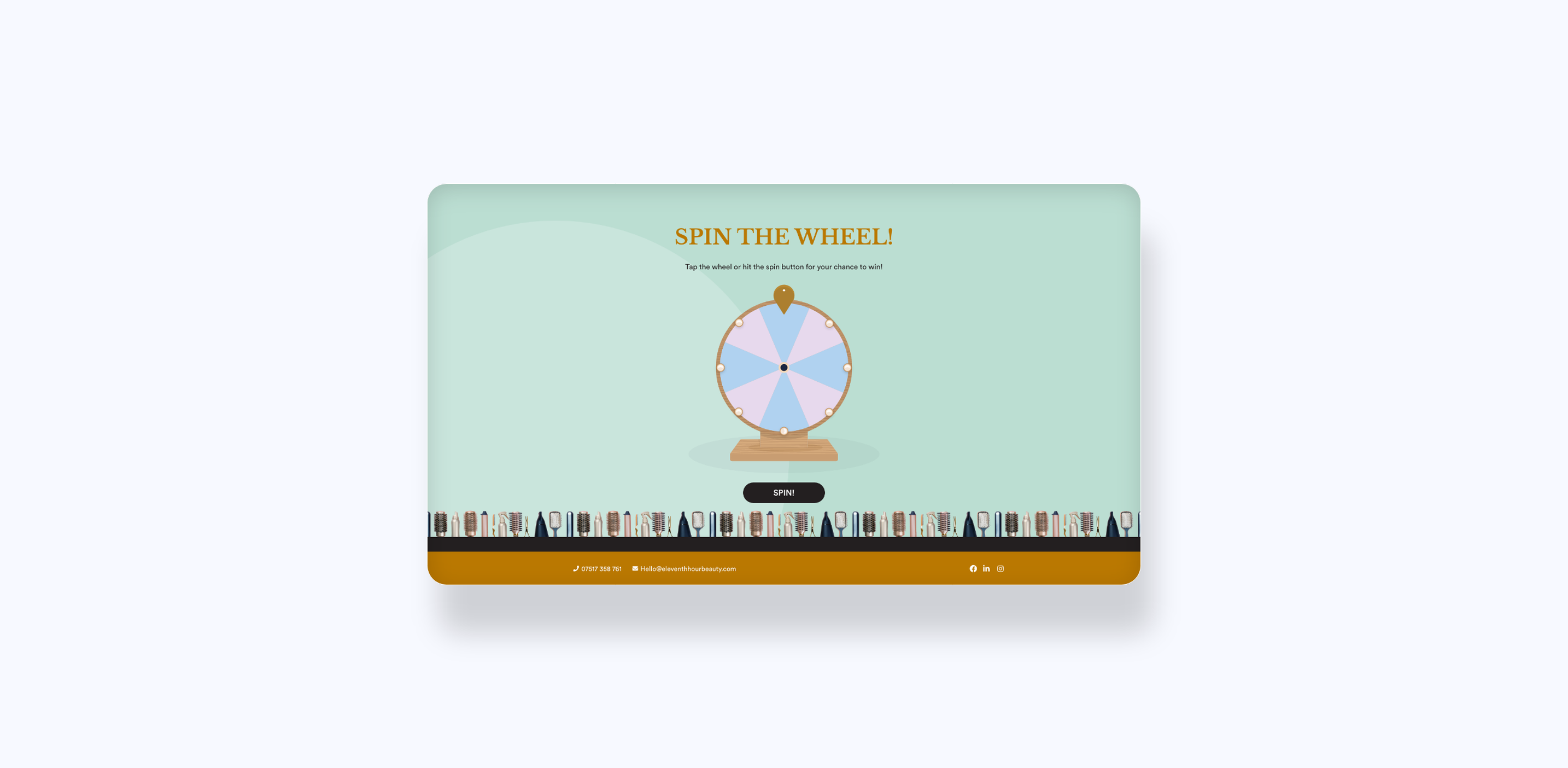 Eleventh Hour - Spin the Wheel | Case Studies | Calm Campaigns